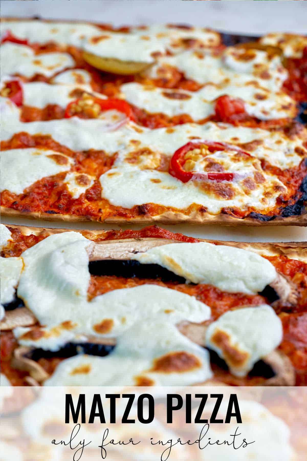 Matzo Pizza - Only 4-Ingredients! | Proportional Plate