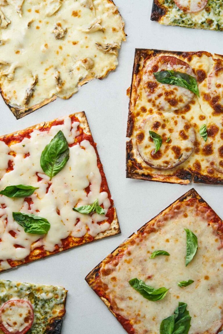 4-Ingredient Matzah Pizza - Only 4-Ingredients! | Proportional Plate