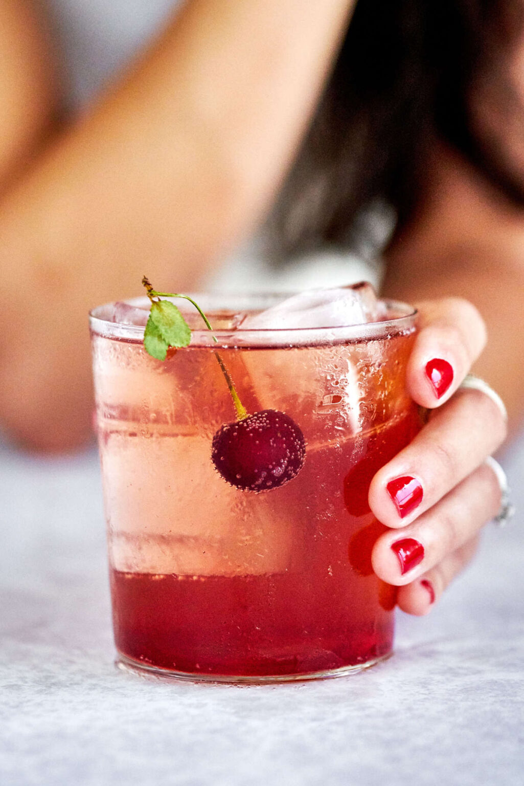 Sour Cherry Shrub - Drinking Vinegar - Proportional Plate