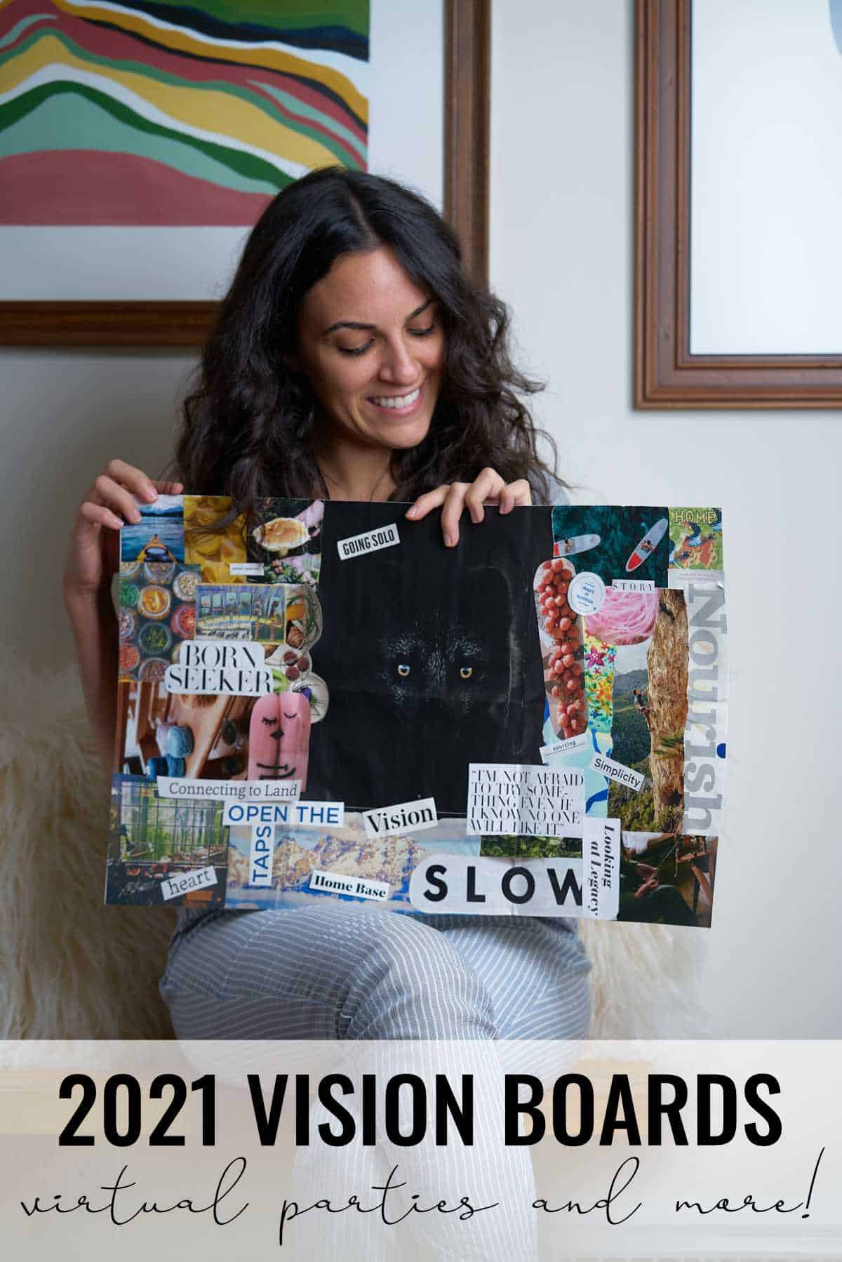 Vision Board Guide - Virtual Parties and More! | Proportional Plate