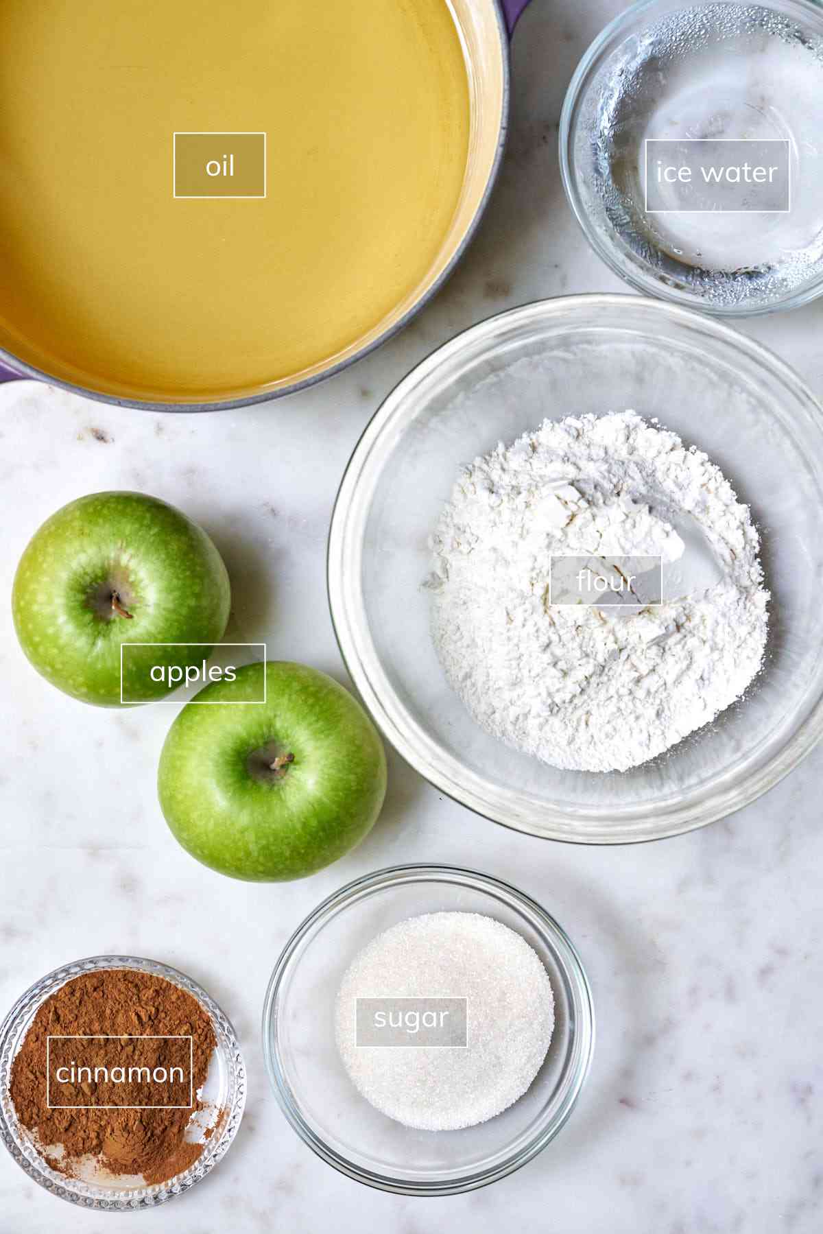 Fried Apples with Cinnamon Sugar - Proportional Plate