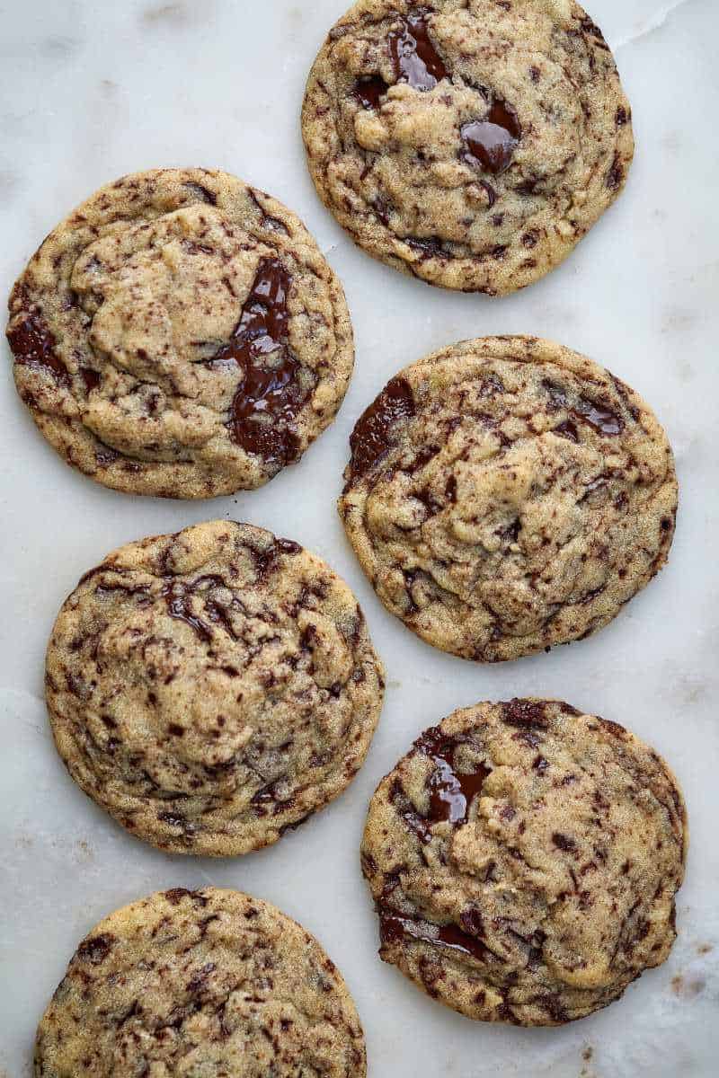 Cardamom Ghee Molasses Cookies - Proportional Plate