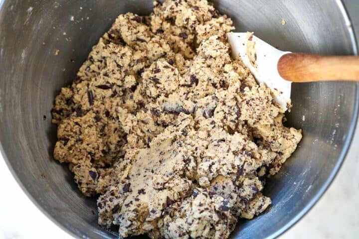 Dark Chocolate Chip Ghee Cookies - Proportional Plate