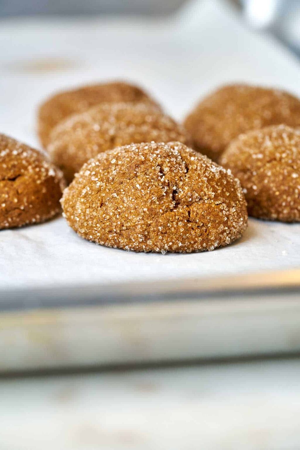 Cardamom Ghee Molasses Cookies - Proportional Plate
