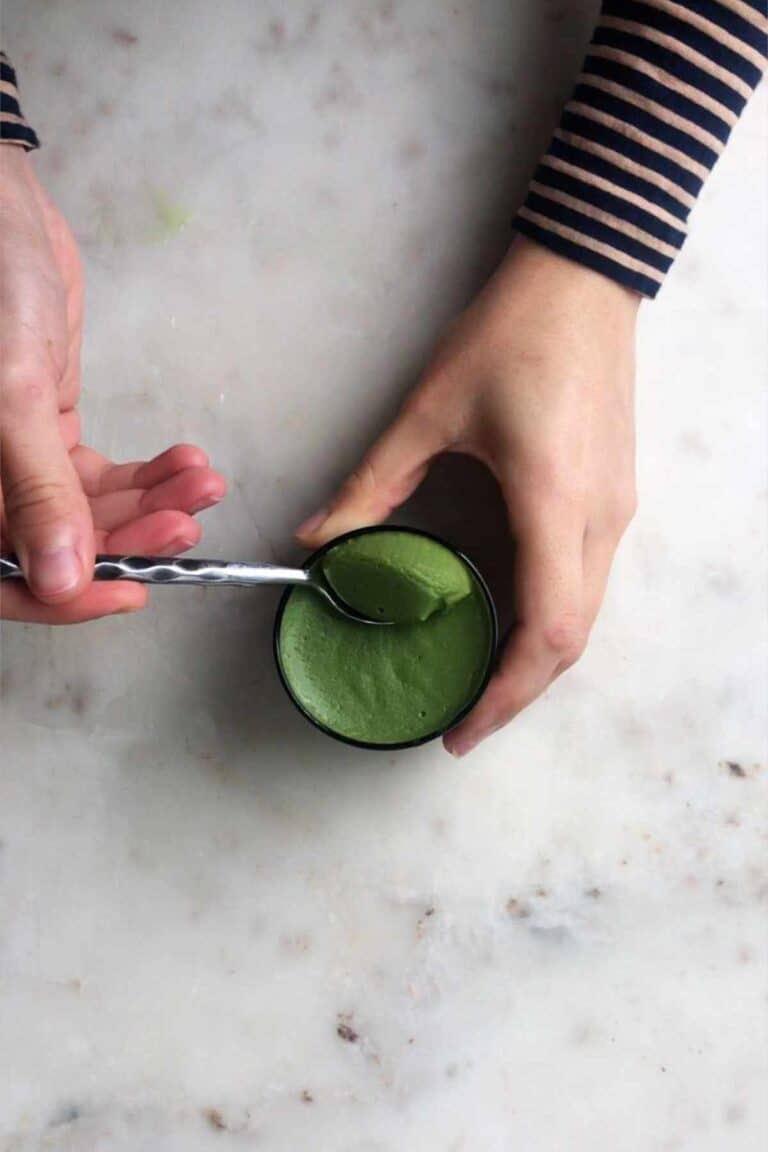 Green Tea Matcha Pudding - Dairy-Free | Proportional Plate