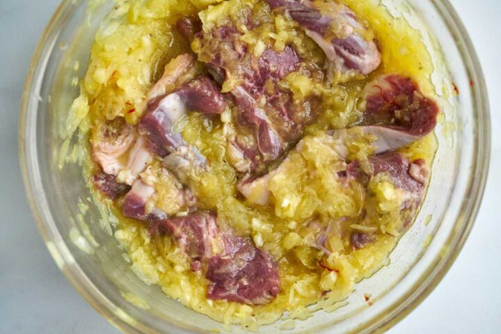 Persian Kabob Barg - Proportional Plate