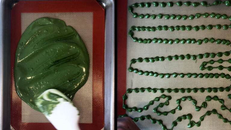 Matcha Chip Cookies - Proportional Plate