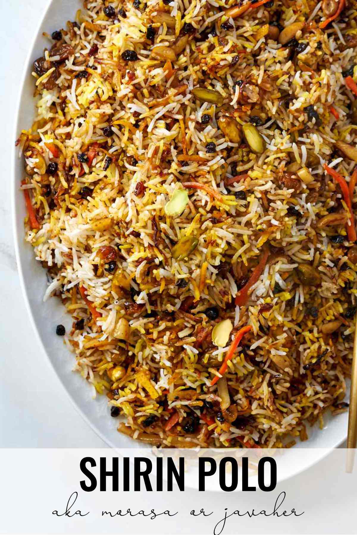 Shirin Polo (Persian Jeweled Rice) aka Javaher or Morasa Polo ...