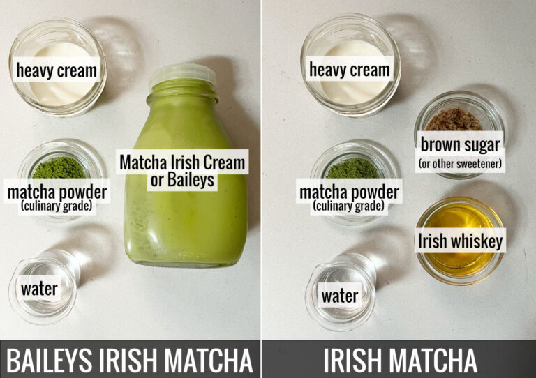 Irish Matcha & Baileys Irish Matcha - Proportional Plate