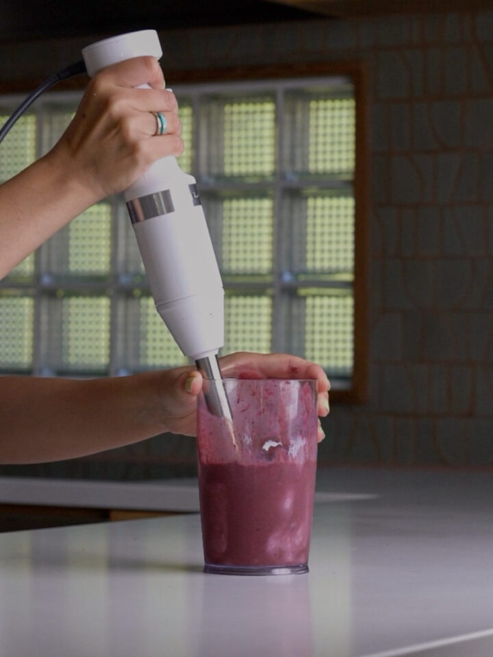 Oregon Blackberry Milkshakes - Proportional Plate