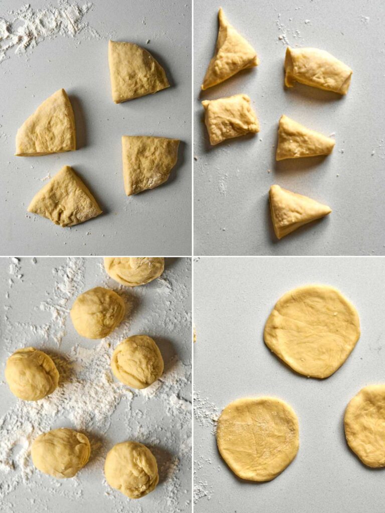 Traditional Kreplach - Proportional Plate