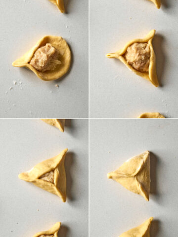 Traditional Kreplach - Proportional Plate