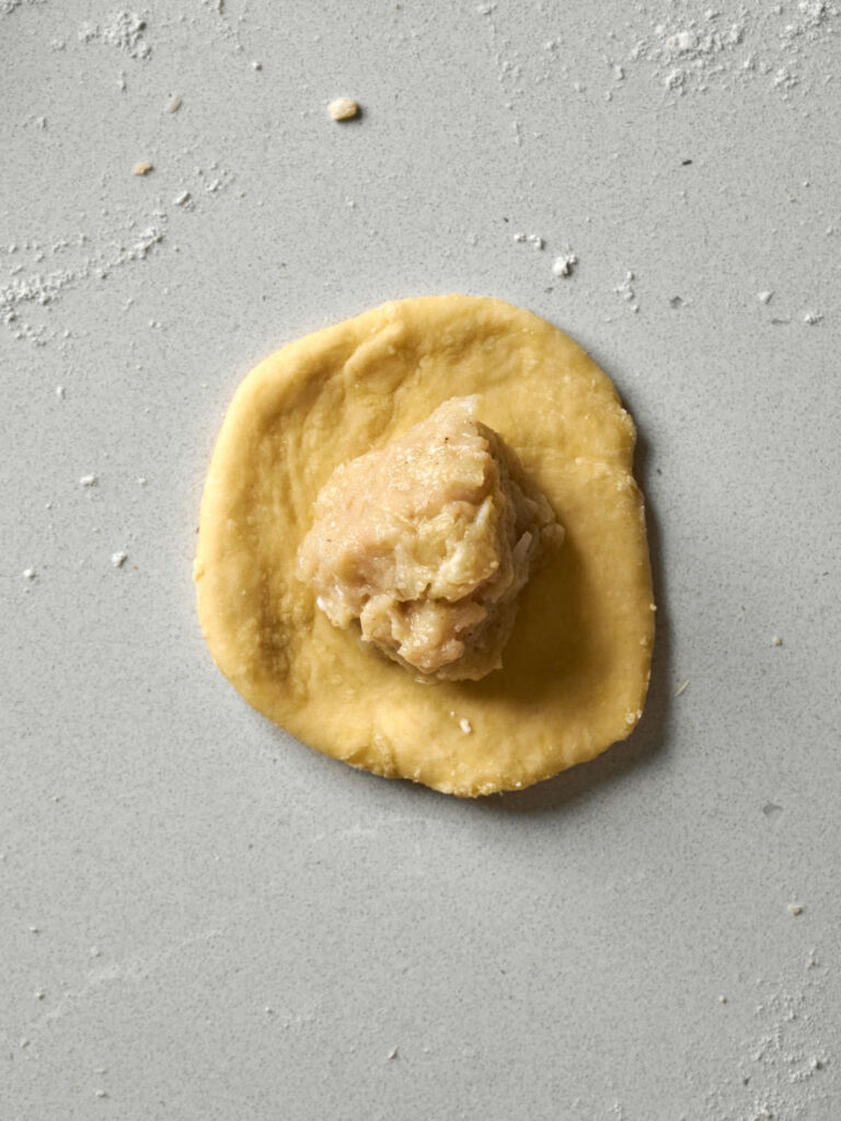 Traditional Kreplach - Proportional Plate