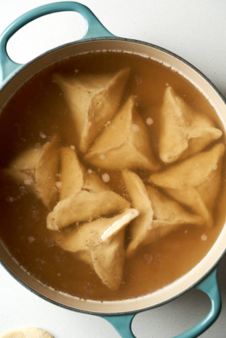 Traditional Kreplach - Proportional Plate