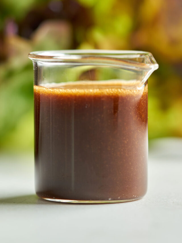 Pomegranate Molasses Vinaigrette - Proportional Plate