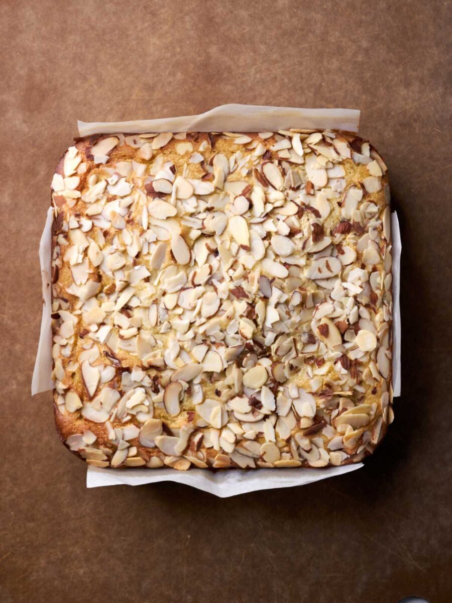 Almond Banana Cake for Passover - Proportional Plate