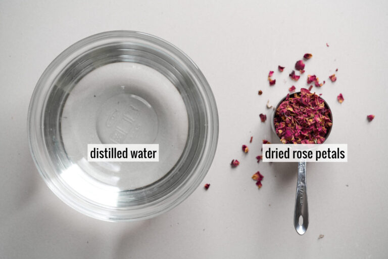 Homemade Rose Water (With Fresh or Dried Rose Petals) - Proportional Plate
