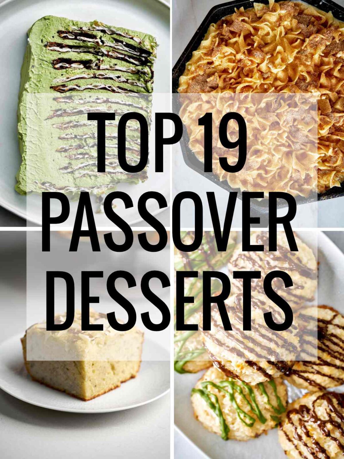 19 Passover Dessert Recipes - Proportional Plate