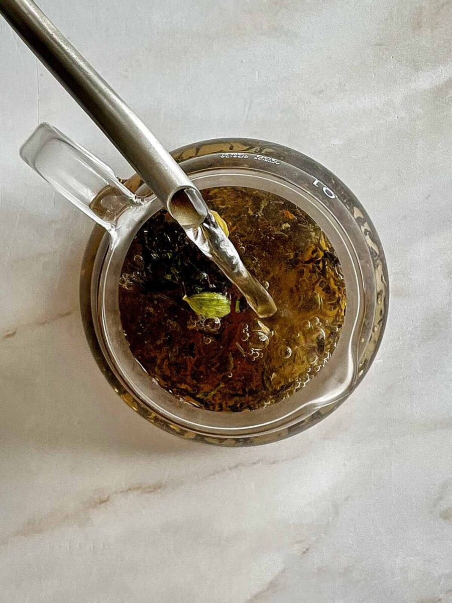 How to Brew Persian Tea - Proportional Plate