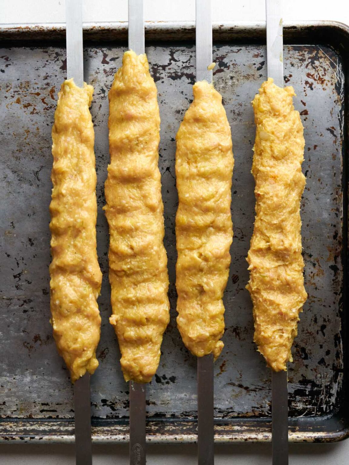 No-Knead Chicken Koobideh - Proportional Plate