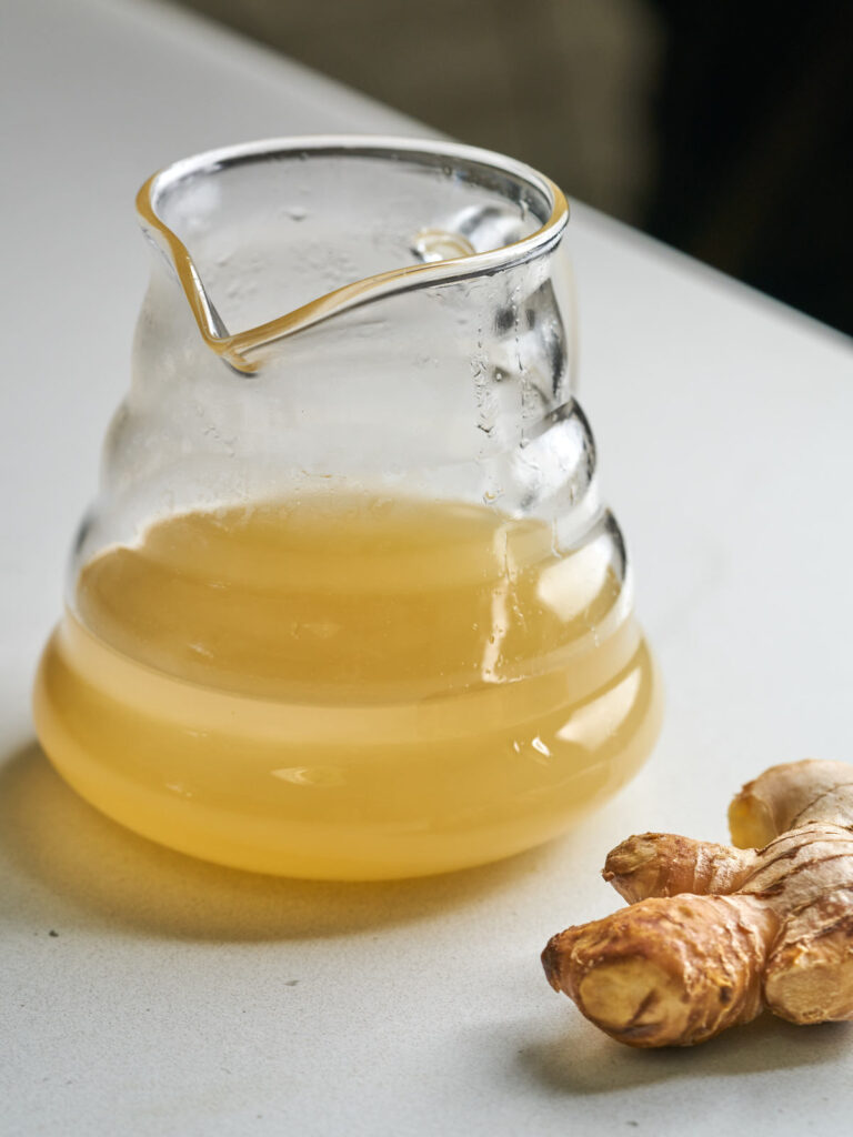 Rich, Potent Ginger Simple Syrup - Proportional Plate