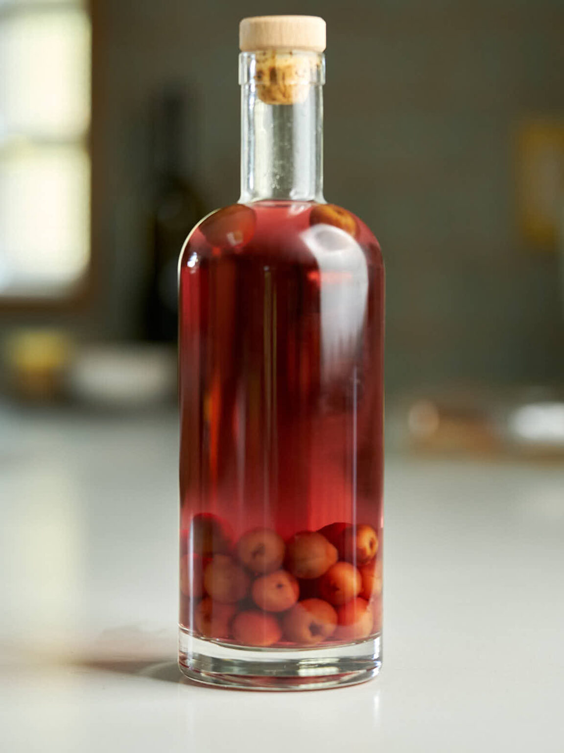 Sour Cherry Infused Vodka - Proportional Plate