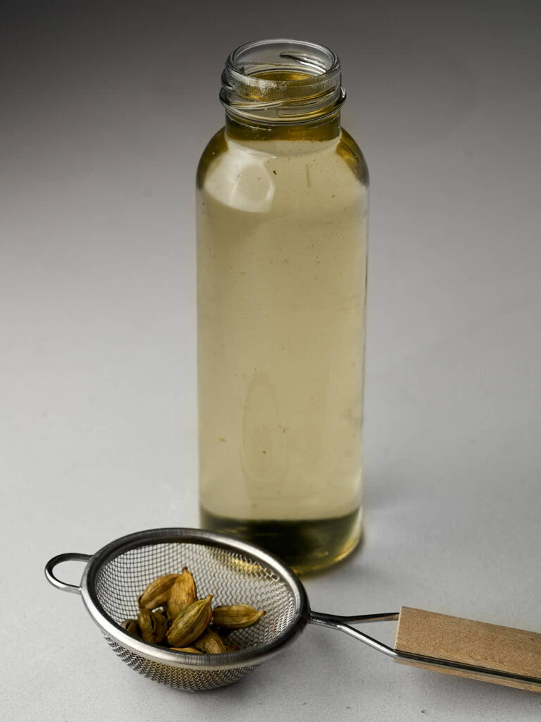 Cardamom Simple Syrup - Made with Whole Pods - Proportional Plate