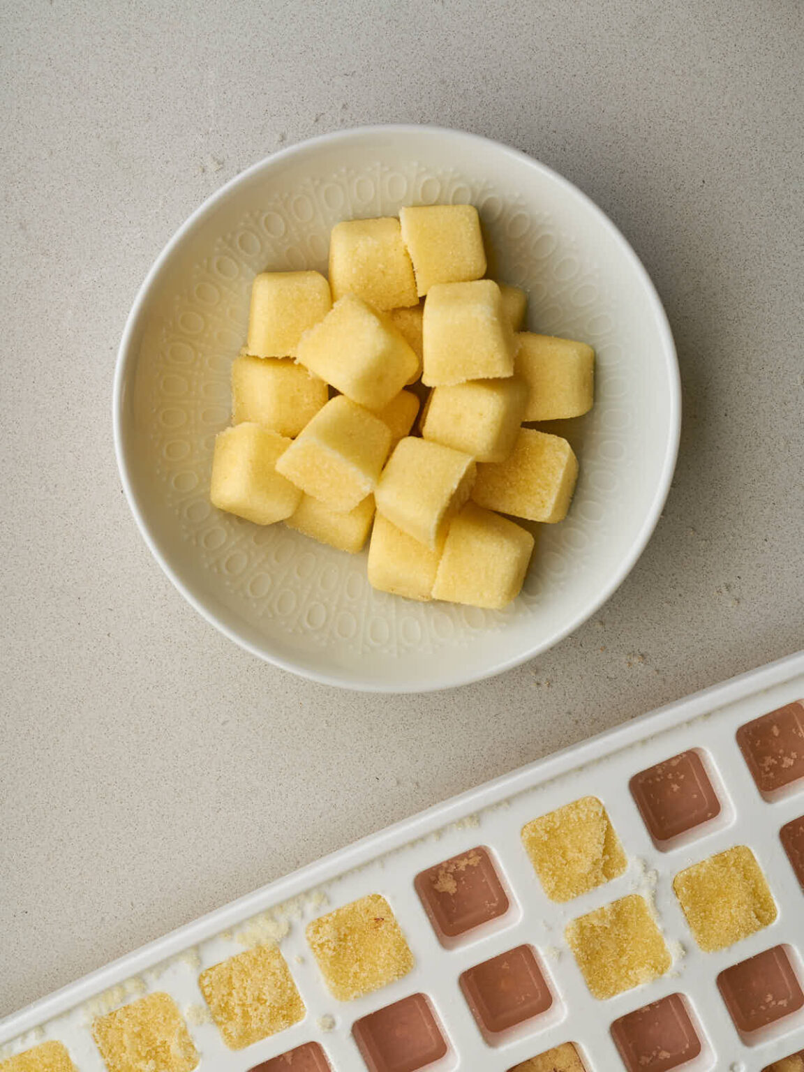 Saffron Sugar Cubes (Saffron Ghand) - Proportional Plate